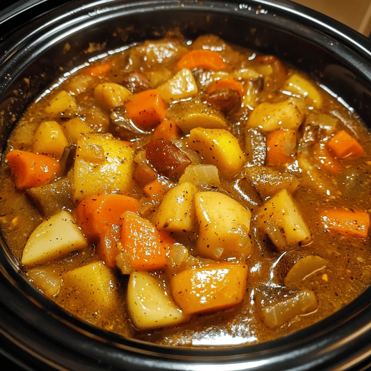 Easy Crockpot Vegetable Stew That Warms Your Soul Every Time