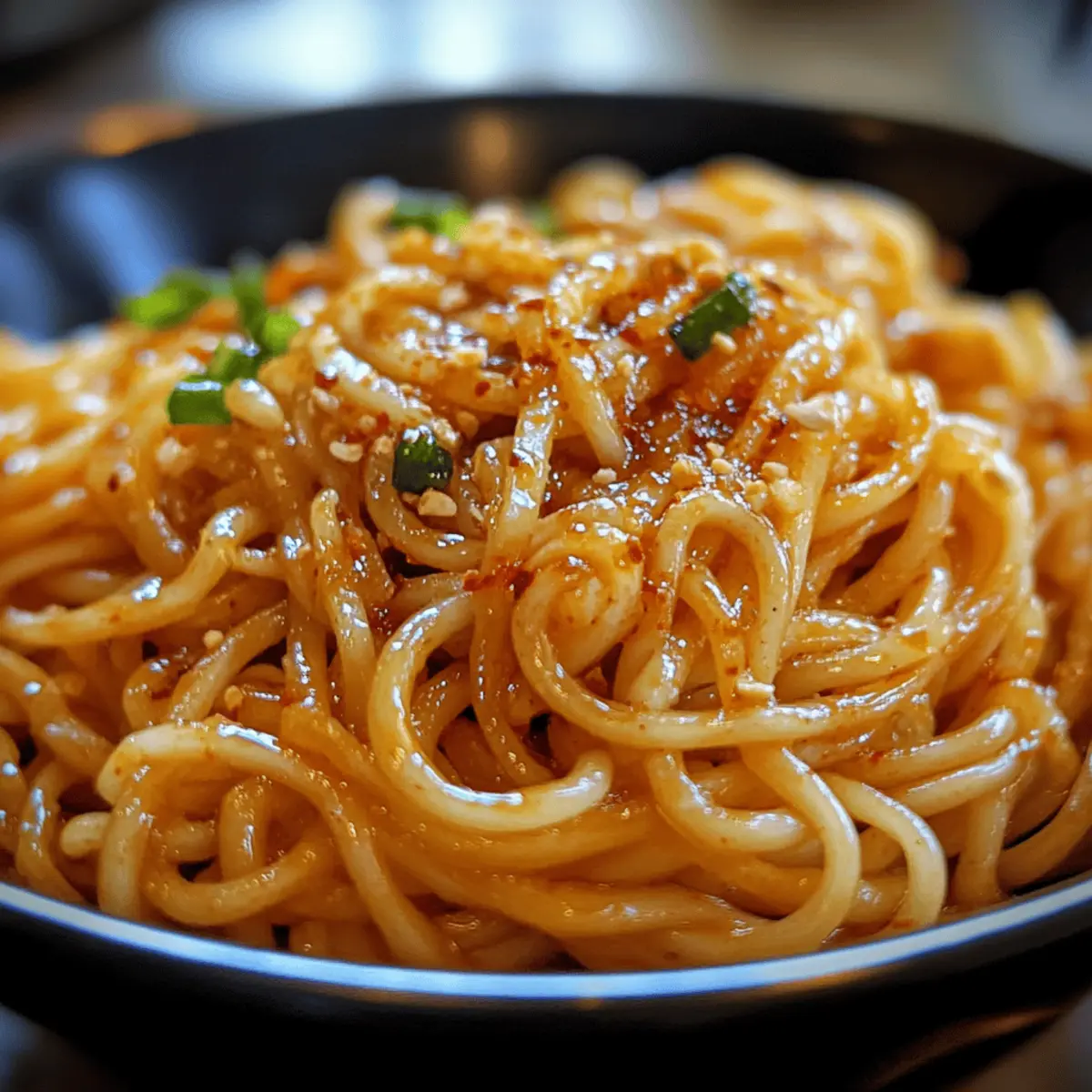 Ultimate Delicious Sweet Chili Noodles with Sticky, Zesty Sauce