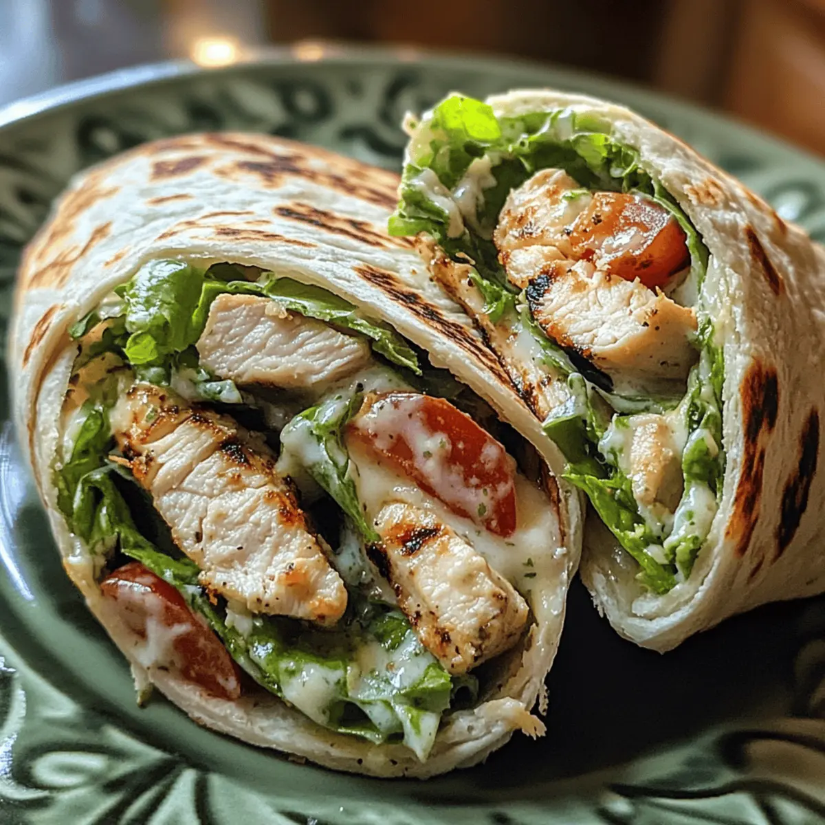 Easy Delicious Grilled Chicken Caesar Wraps You'll Crave Tonight